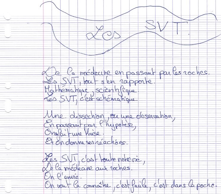 un an de SVT collège Assomption Rennes classe de 5ème (8) | Vive les ...