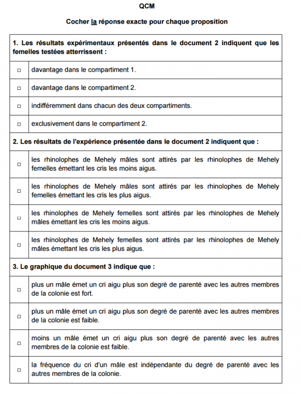 QCM sujet Pondichéry SVT bac 2017 | Vive les SVT ! Les sciences de la ...