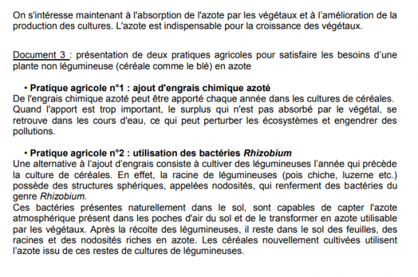 SUjet DNB SVT 2019 métropole brevet des collèges (6) | Vive les SVT ...