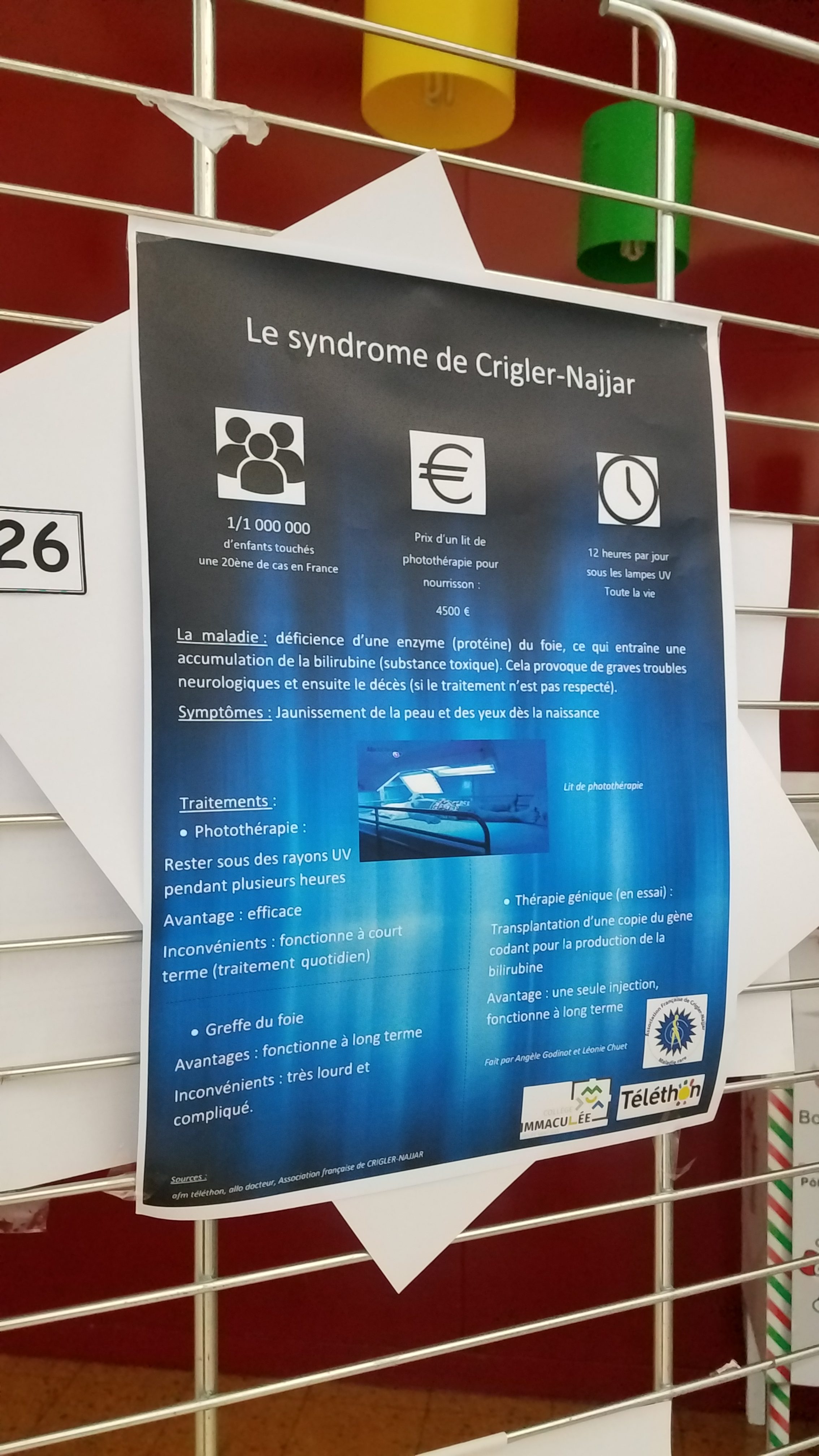 Téléthon : des affiches pour expliquer les maladies | Vive les SVT ...
